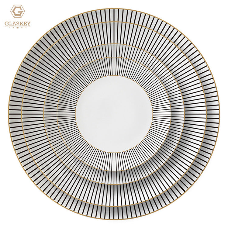 Porcelain Plates Nordic Ceramic Tableware Western Dinner Plate Rustic